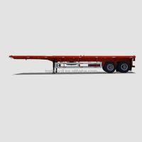 China Cargo Transportation 40ft 2 Axles Versatile Flatbed Semi-Trailer Max Payload 000 kgs for sale