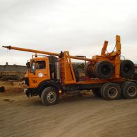 China Auto Couple Hook Tractor Refitted Log Trailer For Timber Transport In Africa And Russia for sale