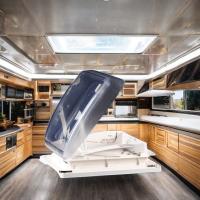 China DIY RV and Recreational Vehicles Must-Have 400x400 Sunroof for Ford Bus Caravan Roof for sale