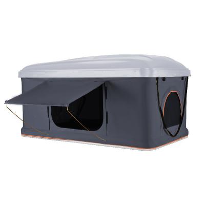 China Pole Aluminum Stainless Steel Hard Shell Roof Tent For Camping Travelling Fits All Cars for sale
