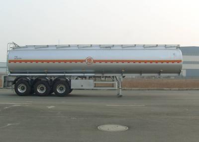 China Gasoline / Diesel Carbon Steel Tanker Trailer 3 Axle Water Tank Semi Trailer for sale