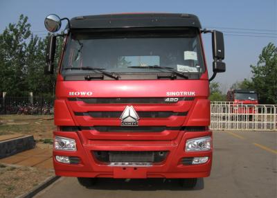 China Heavy Duty HOWO Tractor Head Truck With 420 HP Engine And Single Sleep Bed for sale