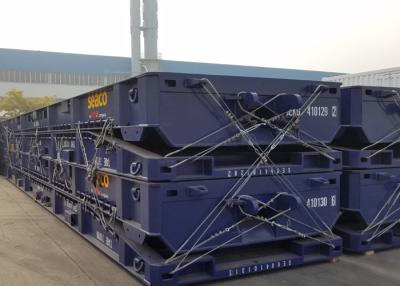 China 50 ft Flatbed Container Trailers / Gooseneck Mafi Roll Trailer for sale