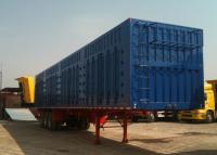 China 40T 60T Payload 45ft Steel Wall Dry Freight Box Truck Semi Trailer for sale