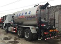 China Road Construction Special Purpose Trucks , Asphalt Distributor Truck 6x4 10000L for sale
