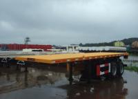 China 50T Capacity 20ft 2 Drum Axles Heavy Duty Container FlatBed Semi Trailer for sale