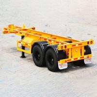 China 20FT Heavy Duty Skeleton Semi Truck Trailers for ISO Heavy Container Transit for sale
