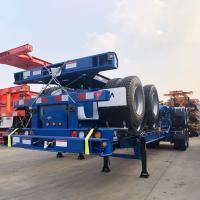 China 2 Axles ISO 35ton 40FT Intermodal Skeleton Trailer Skeletal Truck Semi Trailer Container Chassis for Tunnel Container Transit for sale