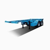 China 2 Tandem Axles 40FT Container Skeletal Trailer With BPW Axle 12t And Air Bag Spring Suspension for sale