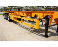China Fuwa Axle 13t Mechinical Suspension 40ft Skeleton Trailer Heavy Duty for sale