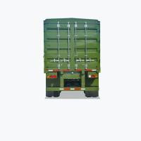 China 2 Layers of Fence Wall 40FT Versatile and Reliable Drop Side Rail Wall Flatbed Semi-Trailer with BPW Axle 12t and Mechinical Suspension for sale