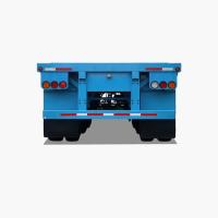 China 3 Axles 40FT Flatbed Semi-Trailer with BPW Axle 12t and Mechinical Suspension for Efficient Heavy Cargo Transportation for sale