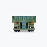 China 3 Axles 40FT Versatile and Reliable Drop Side Rail Wall Flatbed Semi-Trailer with Fuwa Axle 13t and Mechinical Suspension for sale