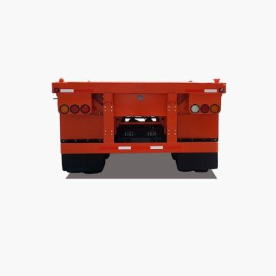 China Steel Heavy Duty Flat Bed Semi Trailer For Efficient Cargo Transportation for sale