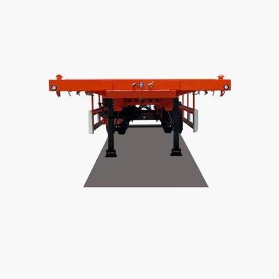 China Fuwa Axle 13t Semi Flatbed Trailers Air Bag Spring Suspension for sale