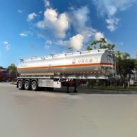 China 42000L 28t Carbon Steel Fuel or Refuel Tank Semi Trailer with 4 Compartments and Super Tire for Tanzania for sale