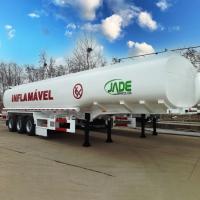 China 45000L 29t Heavy Duty Carbon Steel Fuel and Refuel Tank Semi Trailer with 3 Axles for Fuel and Diesel in Africa for sale