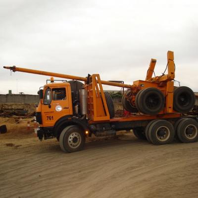 China 50t Log Trailer Trucks for 9m Logs and Timbers in Africa and Russia for sale