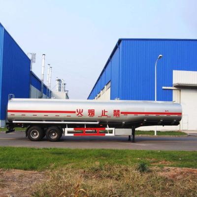 China 18000L Carbon Steel Draw Bar Tank Trailer with 2 Axles for Fuel or Diesel Liqulid for sale