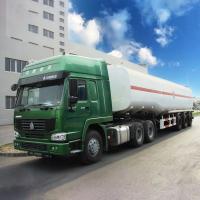 China 25000L Carbon Steel Draw Bar Tank Trailer with 3 Axles for Fuel or Diesel Liquid for sale