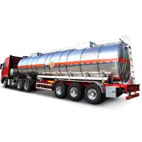 China 43000L 28t Heavy Duty Liquid Tanker Trailer BPW Axle for sale