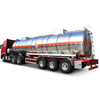 China 43000L 28t Heavy Duty Liquid Tanker Trailer BPW Axle for sale