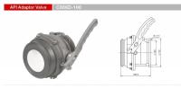 China Aluminum Alloy API Adaptor Valve for Tanks Getc806D-100 for sale