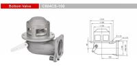 China 4 Inch Truck And Trailer Spares Dia 100 Bottom Valves-Emergency Valves for sale
