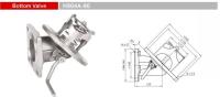 China H804A-80 Stainless Steel Bottom Emergency Shut Valves for Chemical Tank Truck Trailers for sale