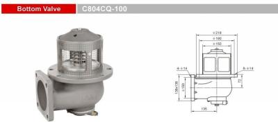 China C804cq-100 Truck Trailer Spare Parts Foot Emergency Shut Valves for sale