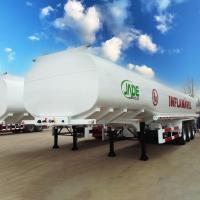 China 42000L 4 Compartments Super Single Tire Fuel Tank Truck Semi Trailer with BPW Axle 12t and Air Bag Spring Suspension for Tanzania Road Limitation for sale