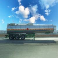 China BPW Axle 12t Insulated Tanker Trailers Mechinical Suspension For Bitumen Crude Oil for sale