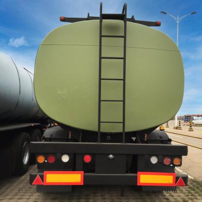 China Carry Palm Oil Insulated Tanker Trailers 3 Axles 43500L 28t for sale