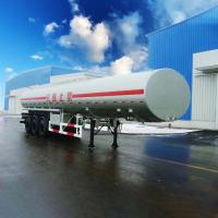 China 3 Axles 42000L 28t Insulated Carbon Steel Tanker Semi Trailer with BPW Axle 12t and Air Bag Spring Suspension for Crude Oil Bitumen for sale