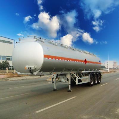 China 3 Axles 36000L 30t Fuel Transfer Trailer Heavy Duty for sale