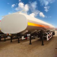 China Heavy Duty Fuwa Axle 13t Fuel Tank Trailers 12 Tire for sale