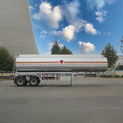 China Fuwa Axle 13t Fuel Trailers And Tankers Mechanical Suspension for sale