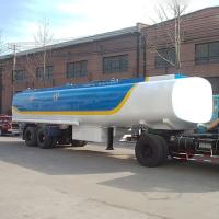 China 2 Axles 28000 Liters Gasoline Fuel Trailer Light Duty for sale