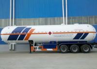 China 3 Axles 58000L Liquefied Petroleum Gas Lorry Tanker Semi Trailer for sale