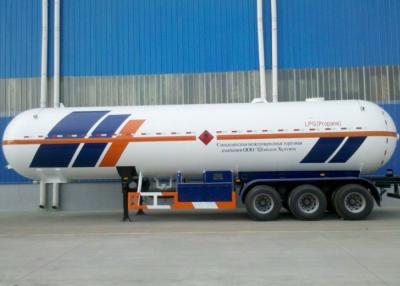 China 3 Axles 58000L Liquefied Petroleum Gas Lorry Tanker Semi Trailer for sale