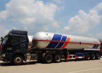 China 3 Axles 51000L Liquefied Petroleum Gas Lorry Tank Semi Trailer For LPG for sale