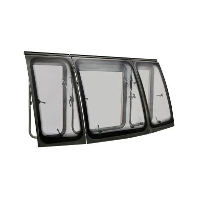 China Self-Propelled/Trailer Rvs Triple Panoramic Front Window for RV Truck Camper Motorhomes DIY for sale