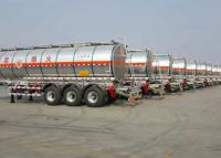 China Stainless Steel Tanker Trailer 42000L Insulated Carbon Steel Tanker Semi Trailer for sale