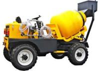 China One Axle Yellow Color Special Purpose Trucks 800L Drum 350L Concrete Equipment for sale