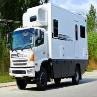 China Expedition Box Truck-Mounted Camper Water Capacity 20-40 Gallons for Off-Road Exploration for sale
