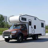 China Flatbed Truck Compatible Truck Camper Motorhomes with Optional Air Conditioning and Working Temperature Range -30 60 C for sale