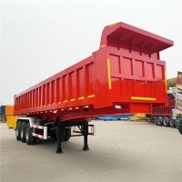 China 50T Load Capacity Heavy Duty Tipper Truck Trailers U Type Tipper Box Design for sale