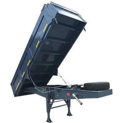 China Heavy-Duty Tipper Truck Trailers with Steel Body Depth of 1 and Jost 2 Trailer King Pin for sale