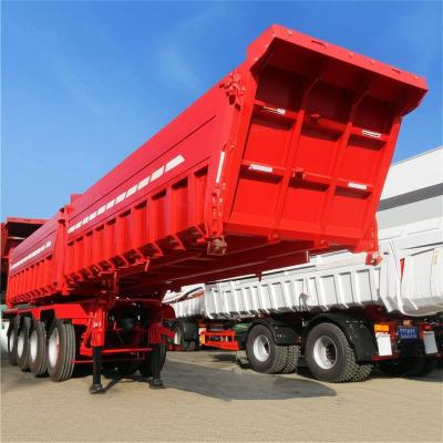 China U Type Tipper Truck Trailers with HYVA Front Lift Hydraulic System Advanced Technology for sale