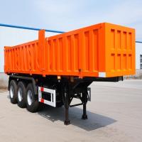 China 2 King Pin 50T Load Capacity U Type Tipper Truck Trailers for Heavy Duty Hauling for sale